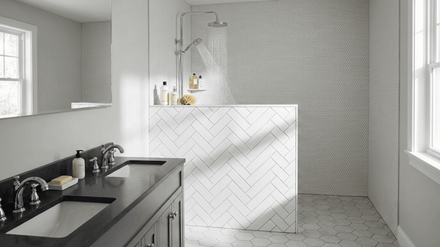 25 Doorless Walk In Shower Ideas Without Doors - Seed Sheets