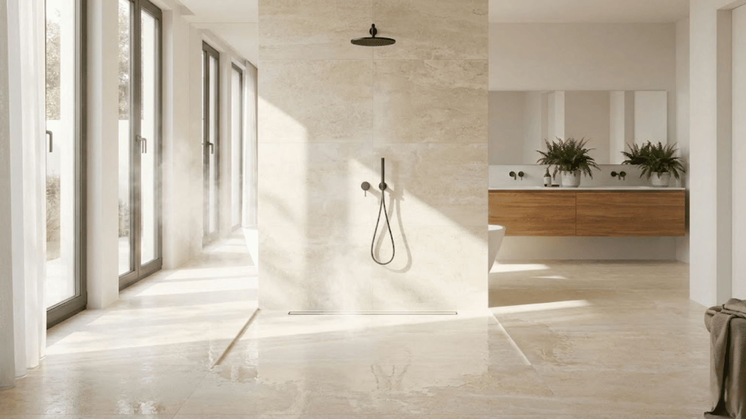 25 Doorless Walk In Shower Ideas Without Doors - Seed Sheets