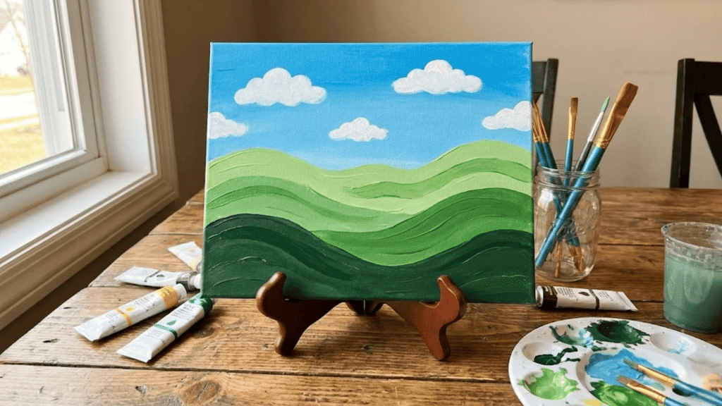 21 Simple Landscapes Anyone Can Paint (Beginner Guide) - Seed Sheets