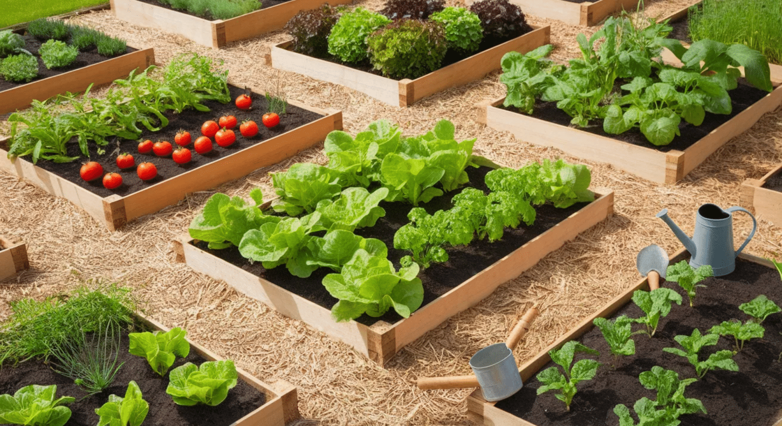 Beginner Basic Vegetable Garden Layout Guide - Seed Sheets